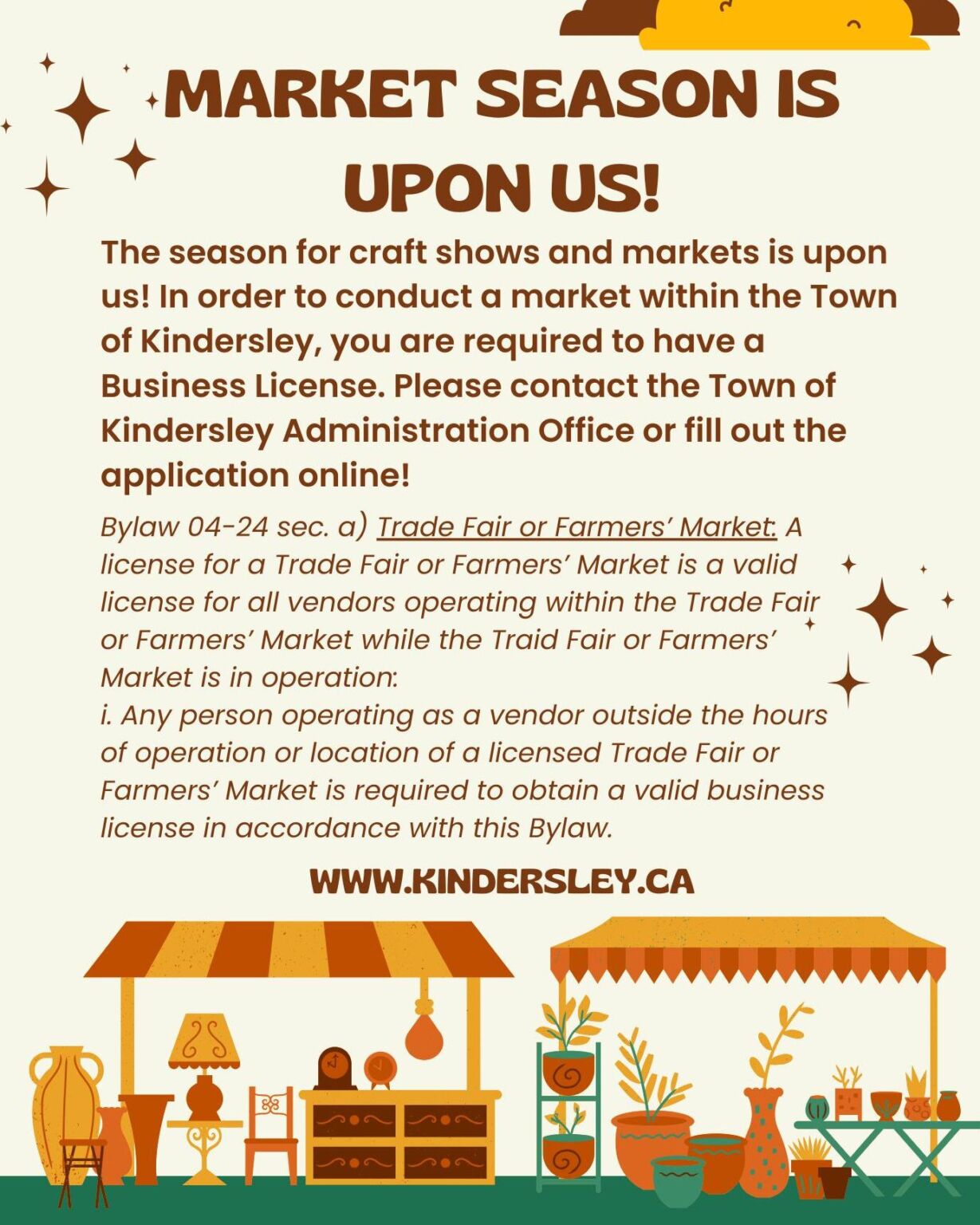 Market Season is Upon Us! - Town of Kindersley